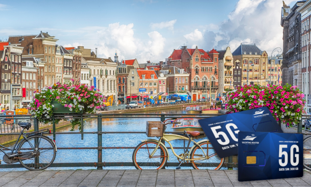 Best Roaming SIM Cards for Amsterdam Canal Cruises - Yachting Router ...